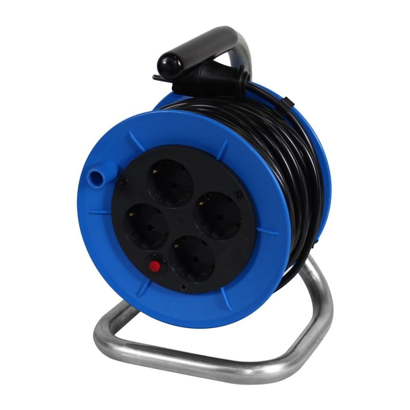 Cable reel 20m 3x1mm2 4socket | Megatek
