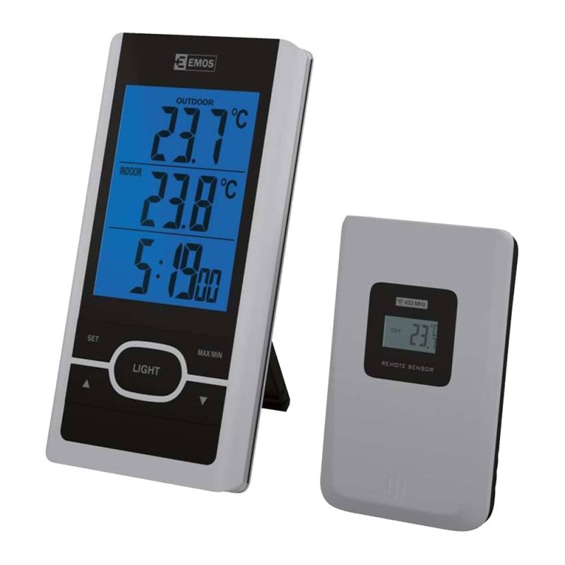 Weather station, Emos, clock / calendar / alarm / temperatur