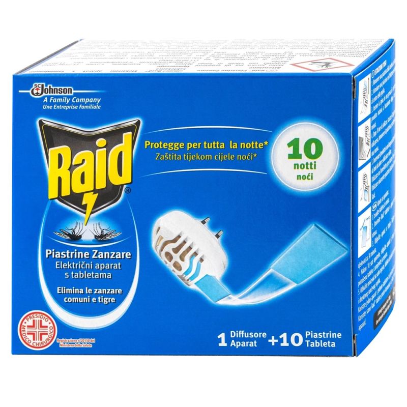 Mosquito repellent, Raid, 10 days | Megatek