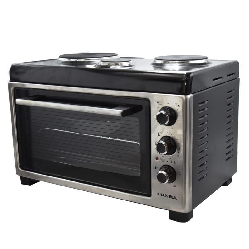 Mini oven, Luxell, 2950 W, 40 Lt, 3 hobs | Megatek
