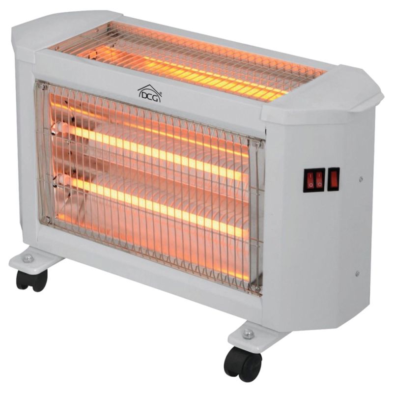 Electric heater, DCG, 2000 W, 5 quartz resistances, 220-240