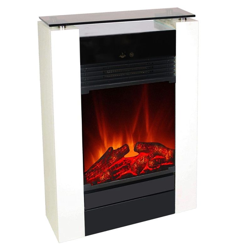 Electric fireplace, El Fuego, with flame effect, remote cont