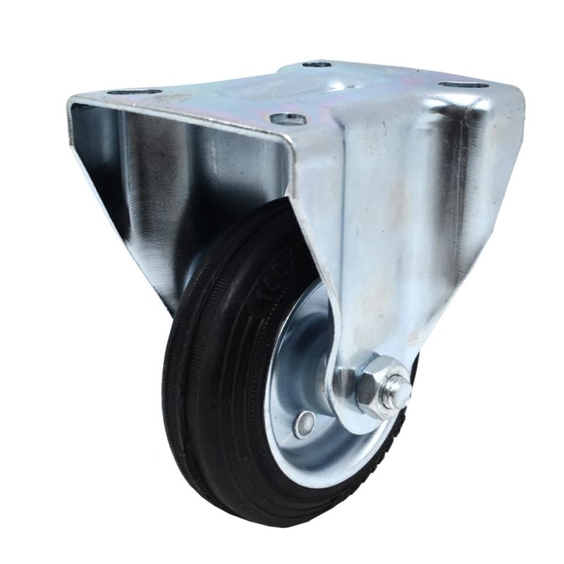 Fixed Wheels, Wheel with steel rim (bush), Ø100mm | Megatek