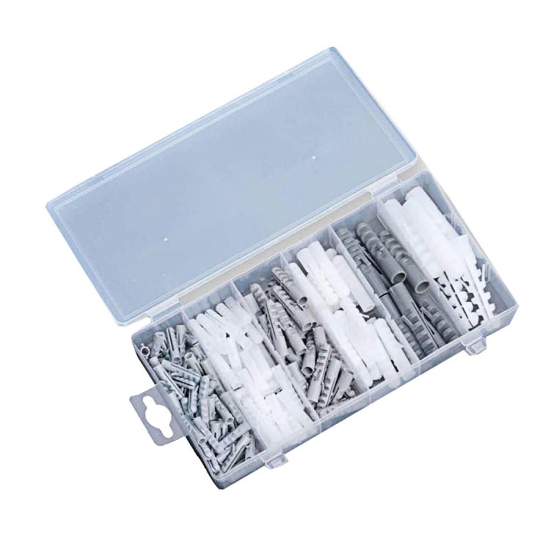 Plastic plug assortment, 8x40mm, 10x50mm, 12x60mm, 138pc | M