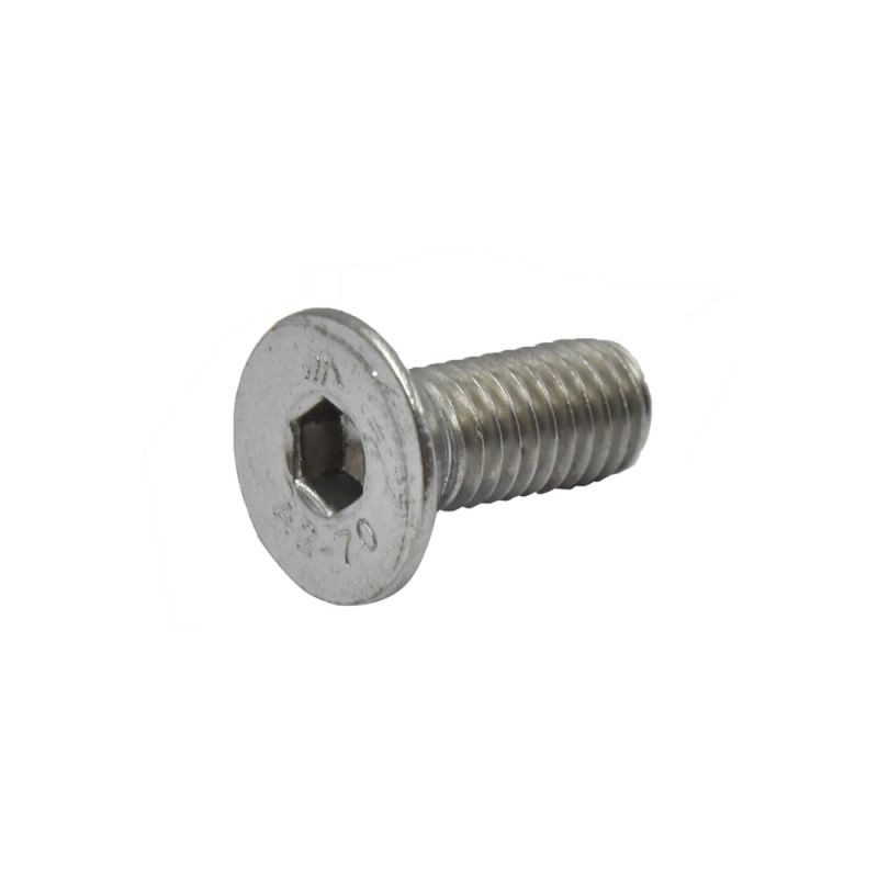 Stainless steel bolt, conical head with exagon, DIN7991 ASI3