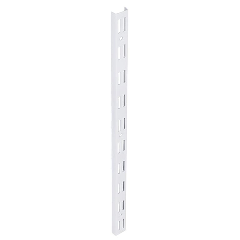 Double slotted upright 1500mm white | Megatek