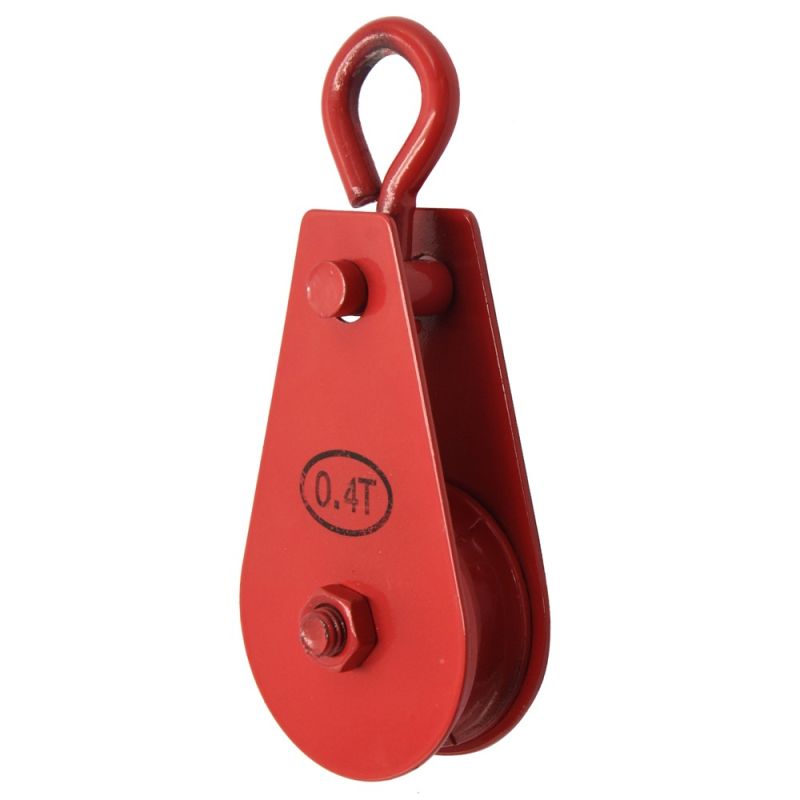 Steel pulley, for wire, rope, 400kg, with ring hock | Megate