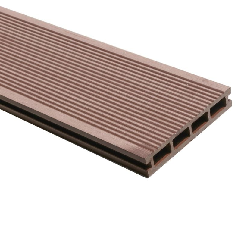 Decking (WPC), 4000x146x23mm, chestnut brown | Megatek