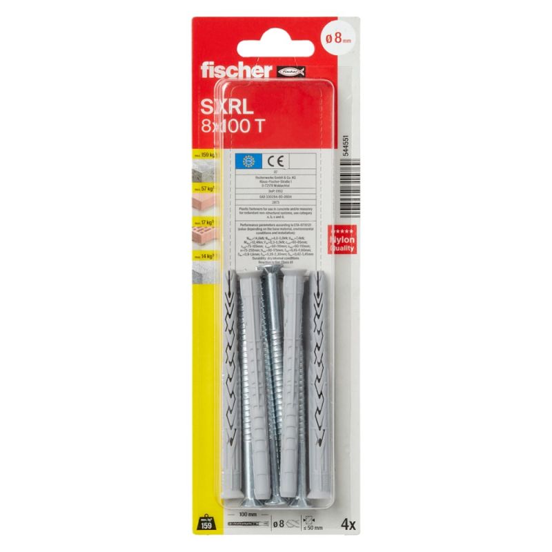 fischer Frame fixing SXRL 8 x 100 T zinc-plated steel | Mega