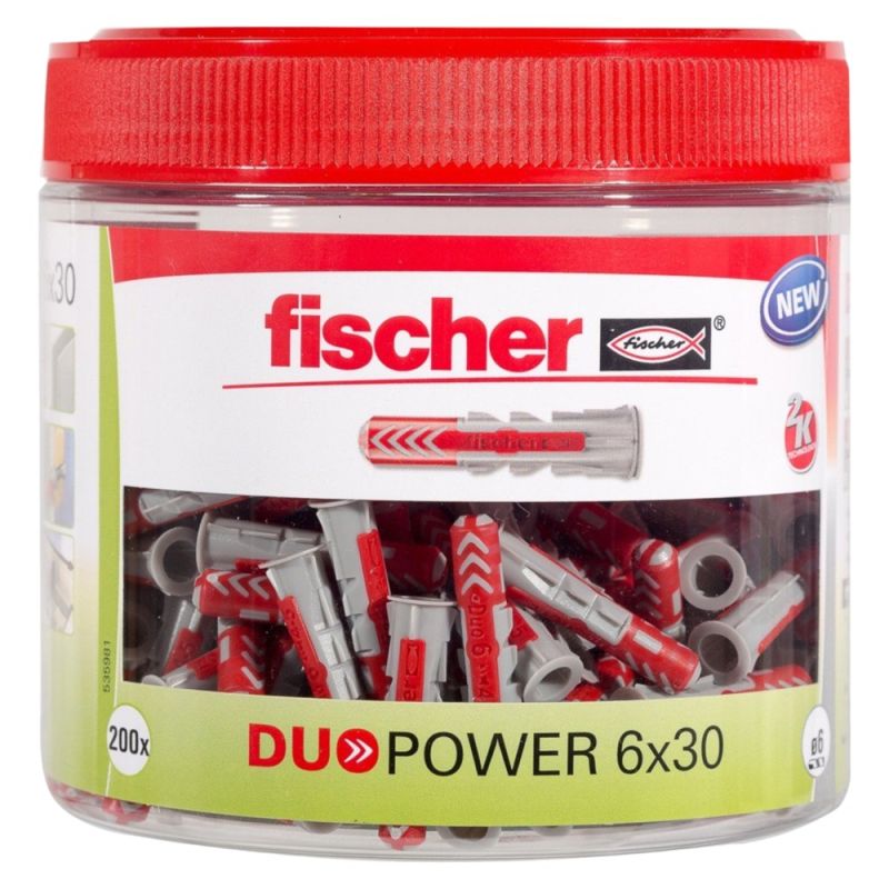 fischer DuoPower 6 x 30 round box | Megatek