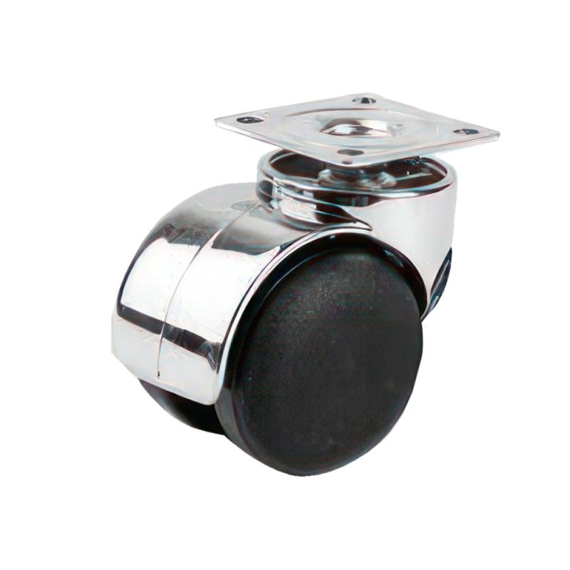 Rotary wheel, without brake, metalic/plastic, Ø 50 mm | Meg