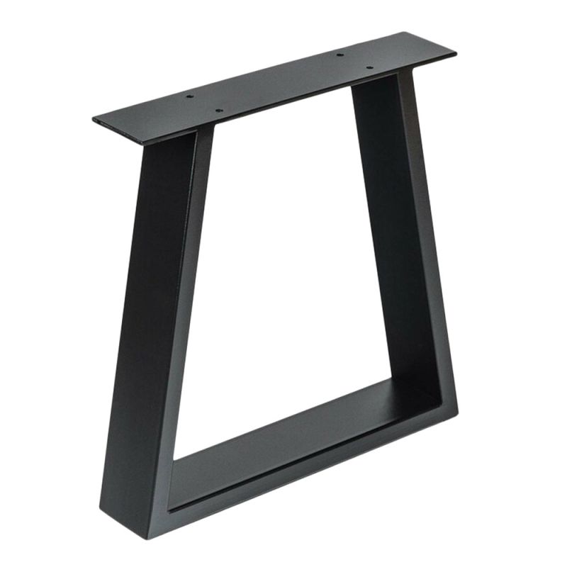 Trapezoid leg, steel, 400x400mm, black matt | Megatek