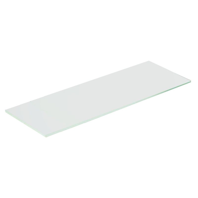 Shelf, glass, 600x6x120mm, transparent | Megatek