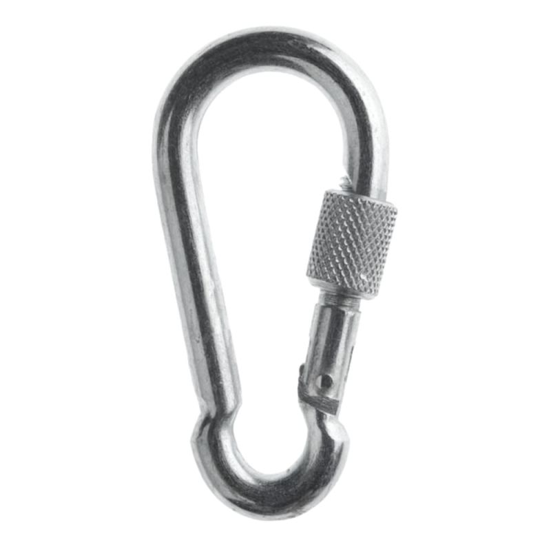 Snap hook with ring nut electro galvanized, 8mm, 8x80mm | Me