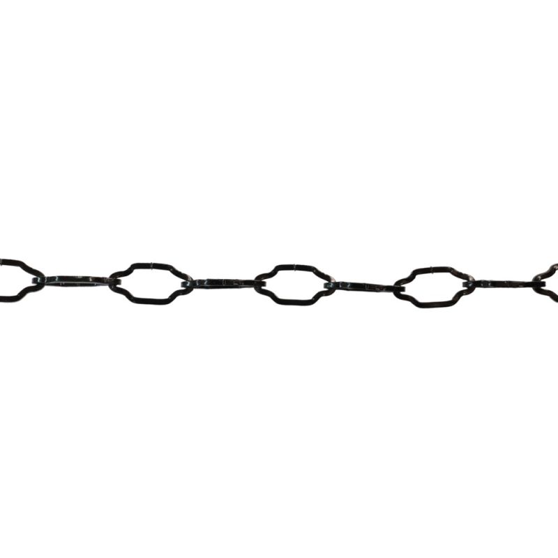 Decorative chain, black Ø2mm, reel 30ml | Megatek