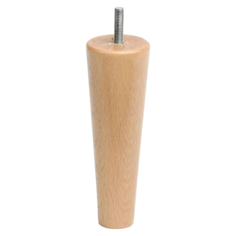 Këmbë, Dru, D50 x 150mm, ahu transparent | Megatek