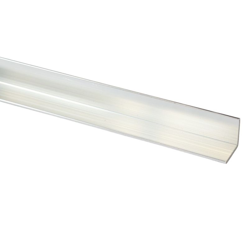 Profile L-shaped, Aluminium chrome plolish, 15 x 15 mm , 200