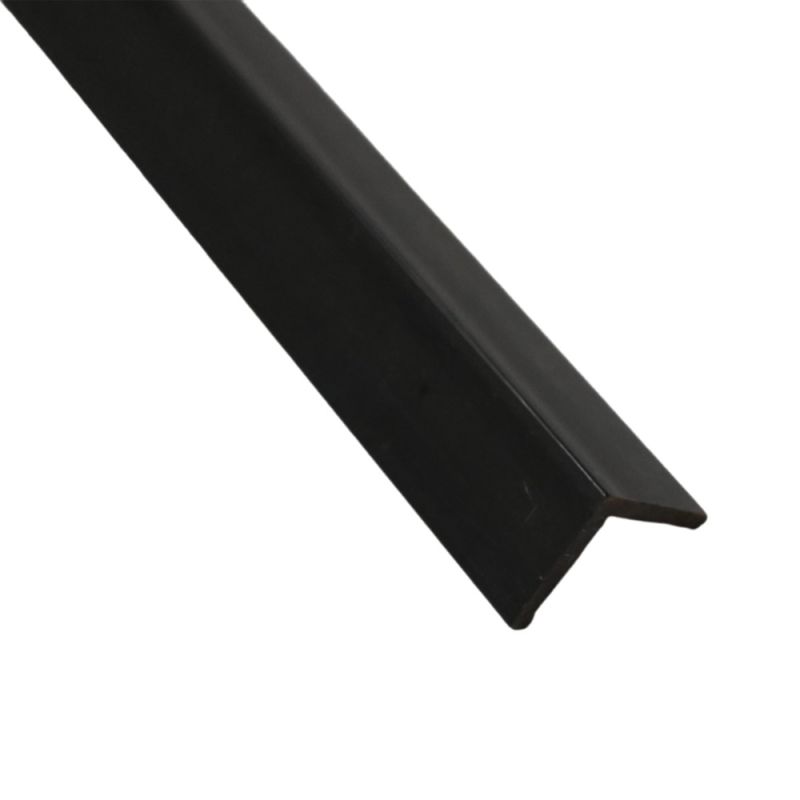 Profile L-shaped, PVC black, 10 x 10 mm , 2000 mm | Megatek