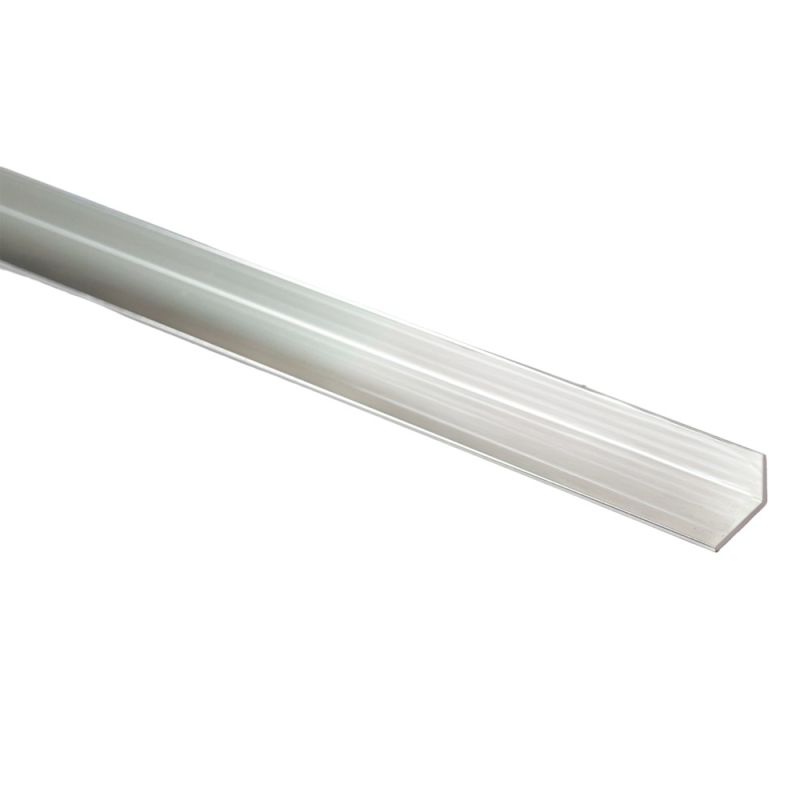 Profile L-shaped, Aluminium chrome plolish, 15 x 10 mm , 200
