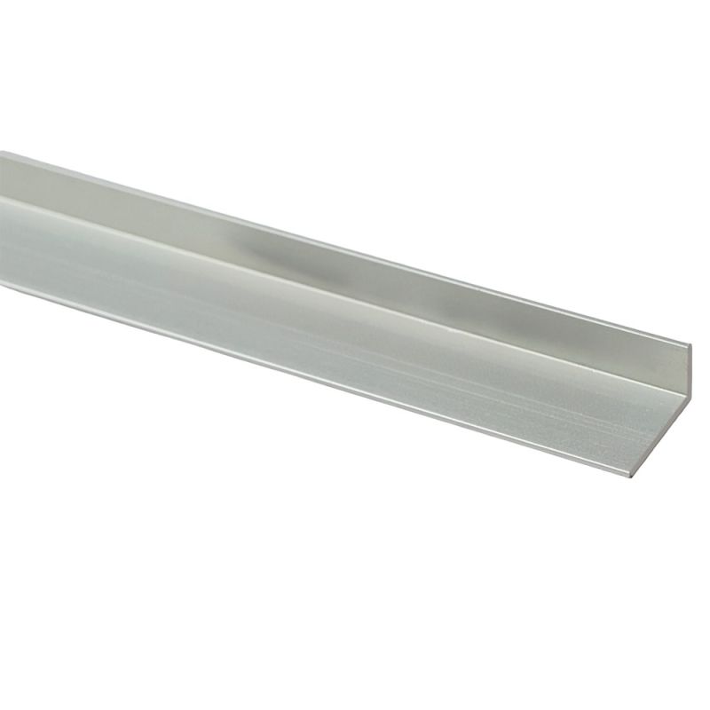 Profile L-shaped, Aluminium silver, 20 x 10 mm , 2000 mm | M