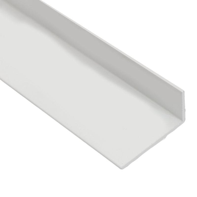 Profile L-shaped, Aluminium white, 30 x 15 mm , 2000 mm | Me