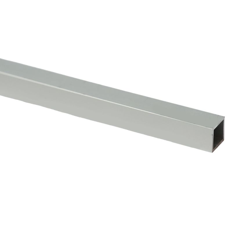 Profil katror bosh, Alumini argjendi, 10 x 10 mm , 2000 mm