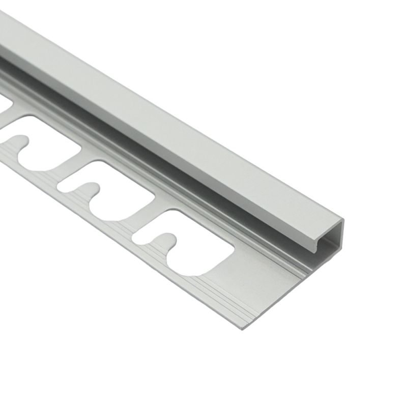 Profile ending, Aluminium silver, 8 x 2700 mm | Megatek