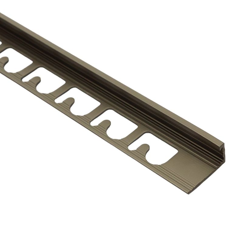 Profile ending, Aluminium titanium, 10 x 2700 mm | Megatek