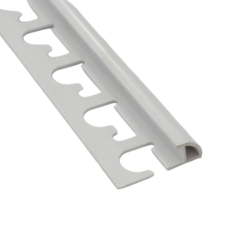 Profile ending, PVC white, 8 x 2700 mm | Megatek