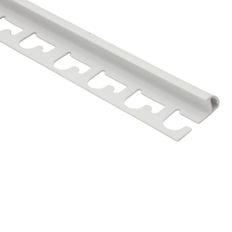 Profile ending, PVC white, 10 x 2700 mm | Megatek