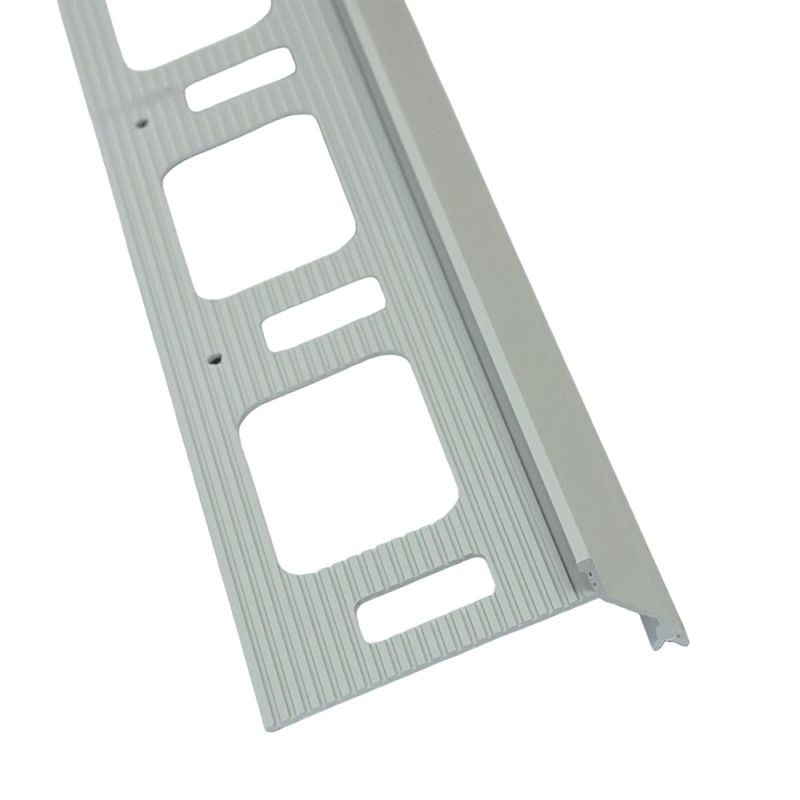 Profile ending, Aluminium grey, 10 x 2700 mm | Megatek