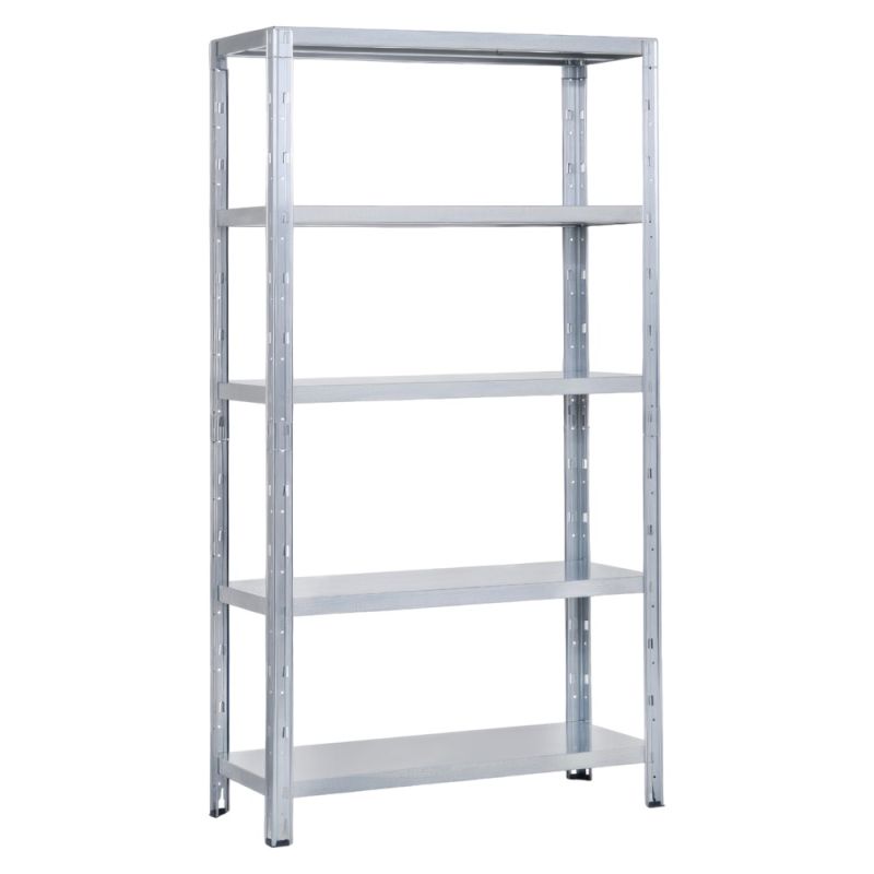 Raft metalik me montim të ndërthurur L100xP40xH188 5 nivele