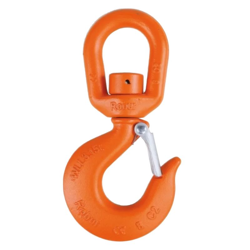 Rotating crane hook, load capacity 800kg, certified accordin