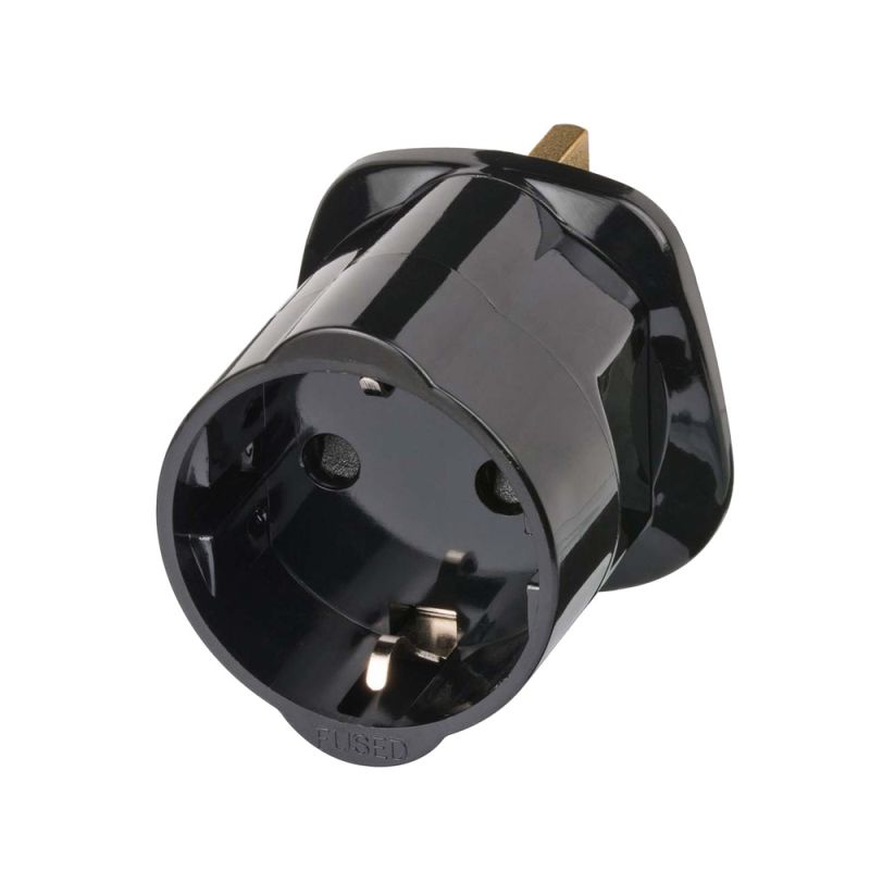 Adapter, plug shuko / spine, GB, 13A, 250V, 3120W | Megatek