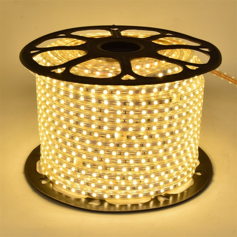 Tube led strip 100m, gold color, IP44 | Megatek