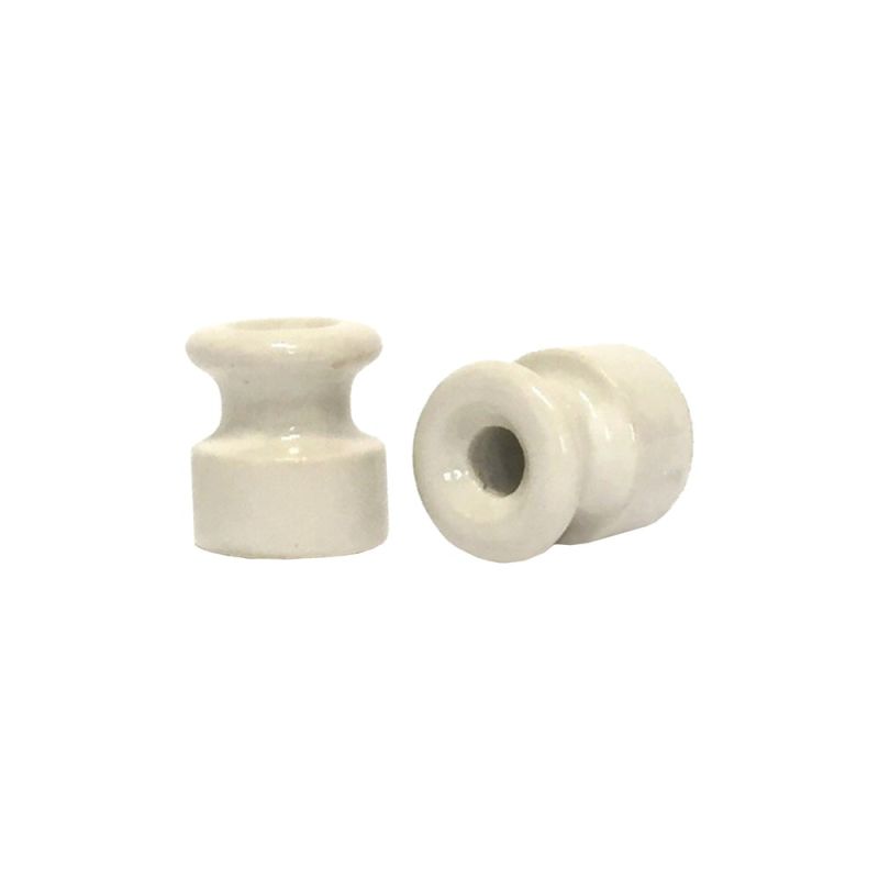 Porcelain insulators Ø 18mm, white, 6 pc | Megatek