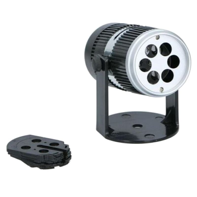 Projector led light, ABS, 4 slides, 4 patterns, with battery