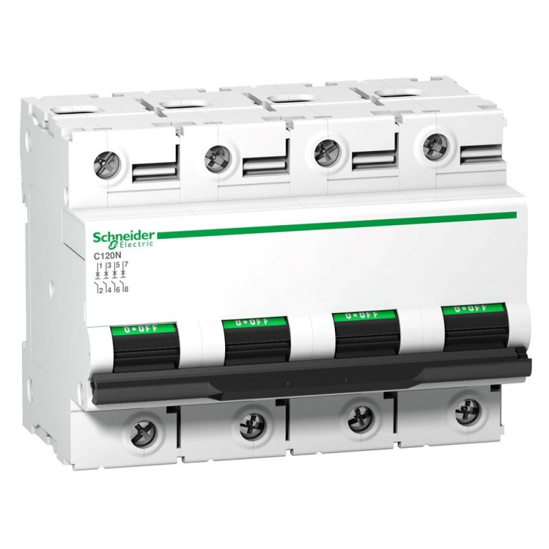 Acti9 C120N MCB 4P C 120A 10000A 415V | Megatek