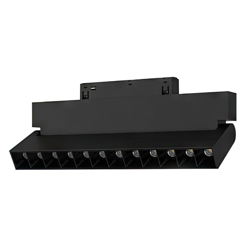 Spot linear per shine magnetike, 48 V DC,12 W, 3000K, I zi,