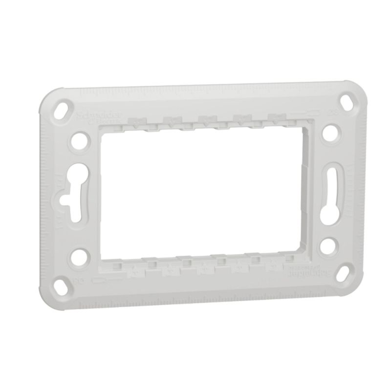 fixing frame, plastic, 3 Modules, 1 gang | Megatek