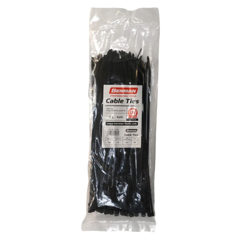 Fasheta plastike, Benman, 250mmX3.6mm, 100 cop, e zeze | Meg