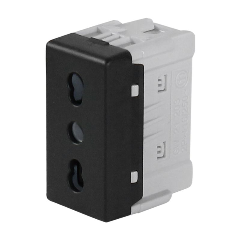 GEWISS prize bivalente 2P+T 16A ngjyrë të zezë | Megatek