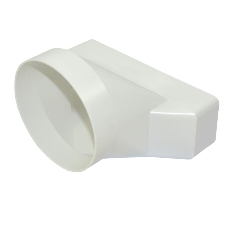 Round to square reducer 60 x 204mm | Megatek