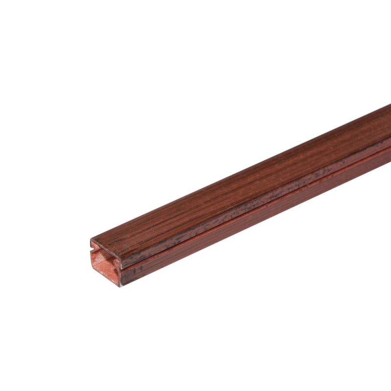 PVC trunking 15x10x2000 mm, Dark brown | Megatek