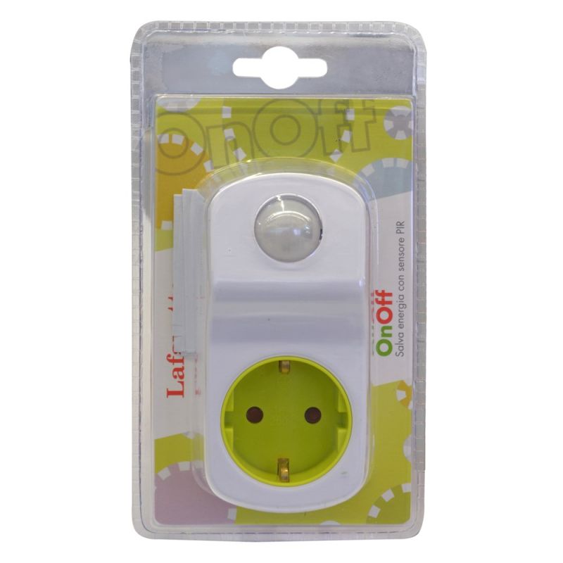 German standart socket with PIR sensor, 230 V, 10 A, 5 m, 3/