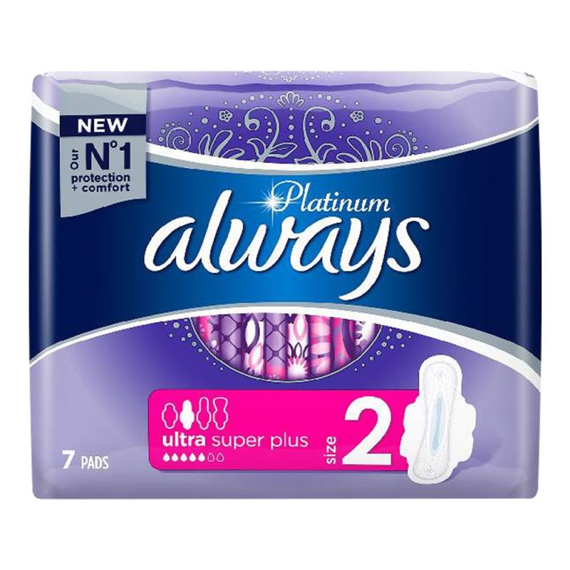 Sanitary pads, Platinum Collection Ultra Normal Plus Size 2,