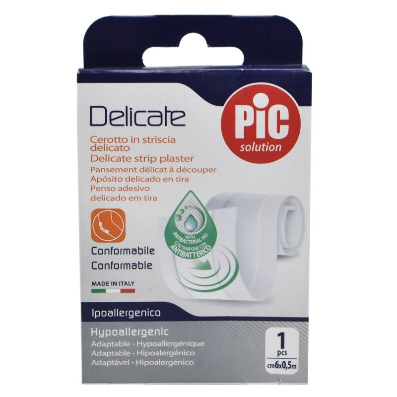 Pic Solution, plaster for sensitive skin. 1 piece 6 X 0.5 M.