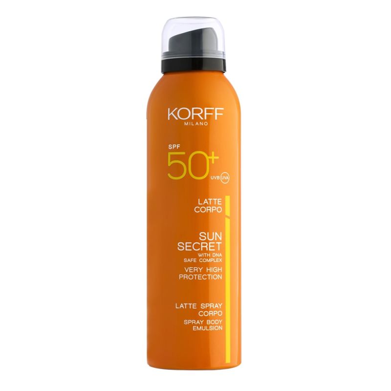 Korff Sun Secret Spray Body Emulsion SPF 50+200ml | Megatek