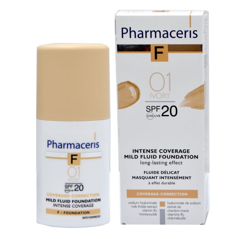Intense Coverage Ivory 01 SPF 20+ | Megatek