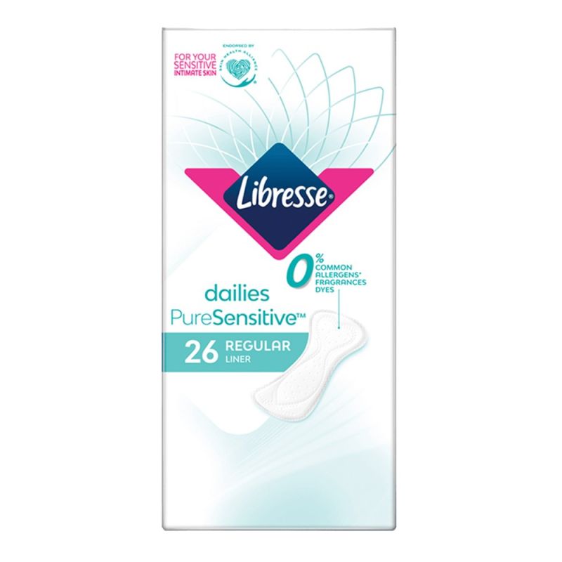 Hygienic napkins, Libresse, Dailes Pure Sensitive Regular, 2